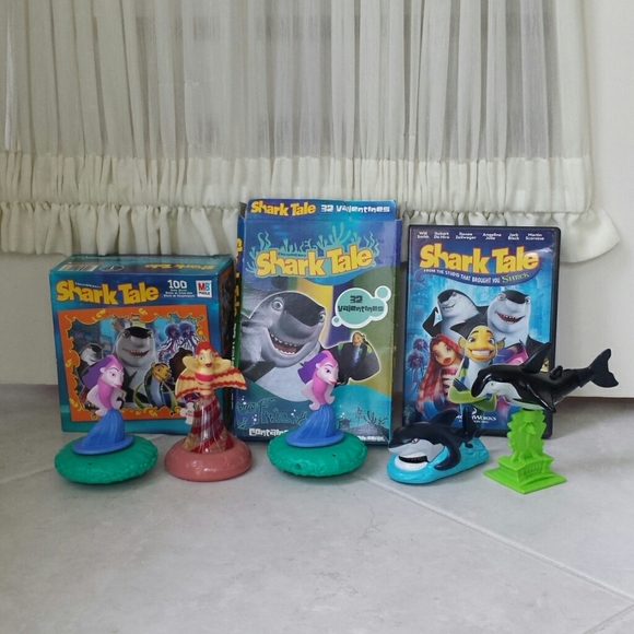 Dreamworks | Toys | Vintage Collection 5 Shark Tale Toys Puzzle Dvd ...